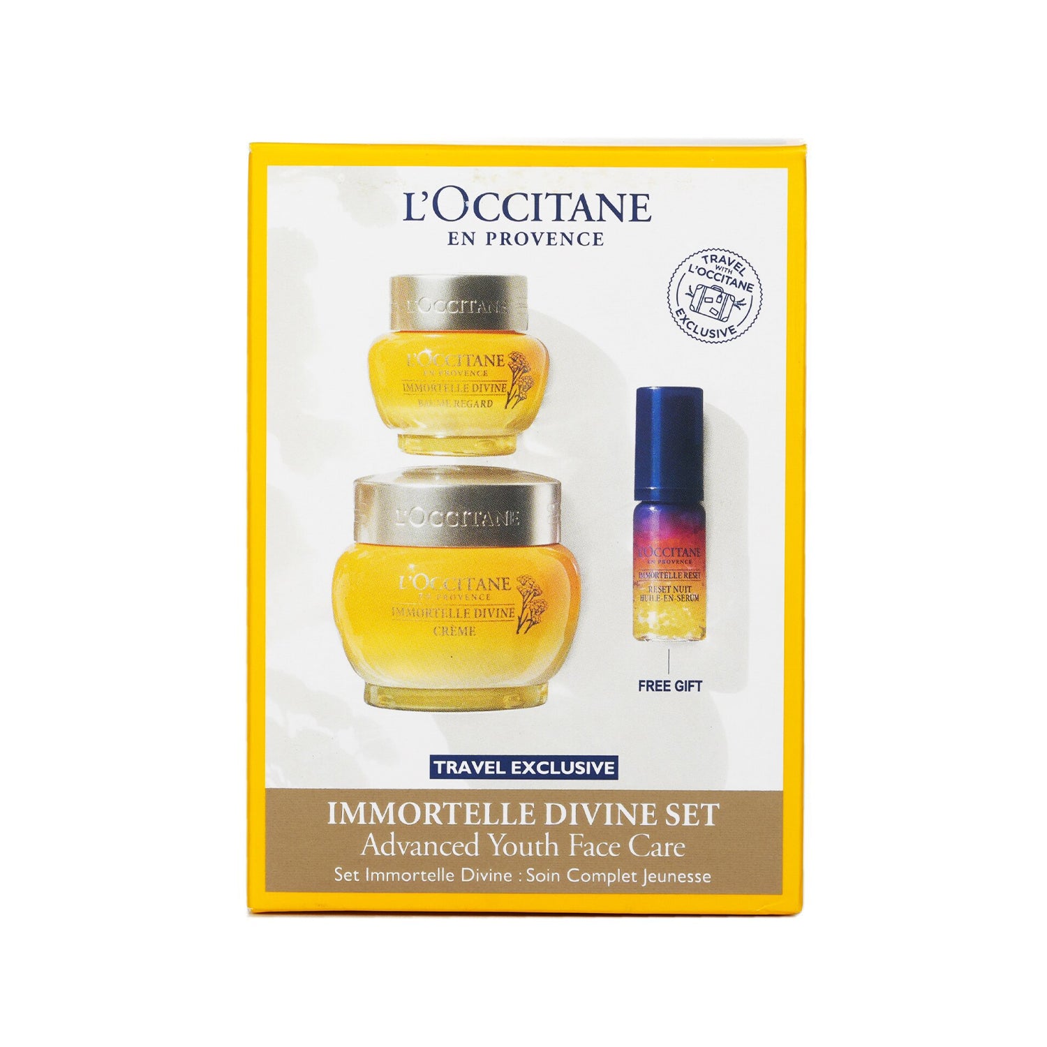 L'Occitane Set Immortelle Divine: Soin Complet Jeuness