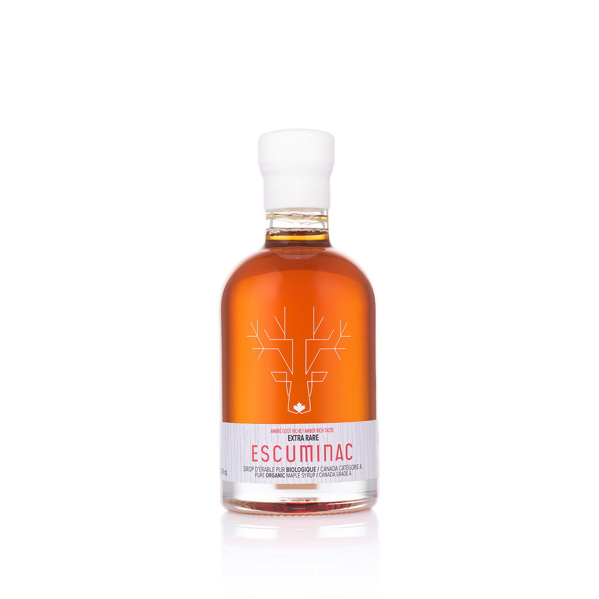 Sirop d'érable biologique Escuminac Extra Rare