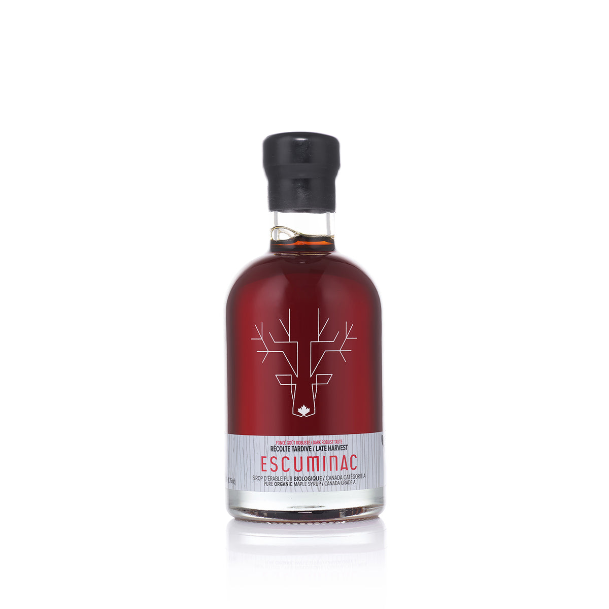 Sirop d'érable biologique Escuminac Récolte tardive
